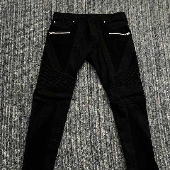 Balmain | Jeans | Balmain Black Designer Pants | Poshmark